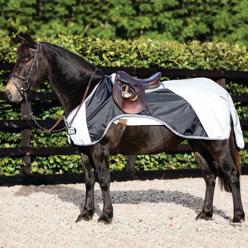 Horseware Rambo Reflective Night Rider - PONY - Gris/ Noir | HorSeven